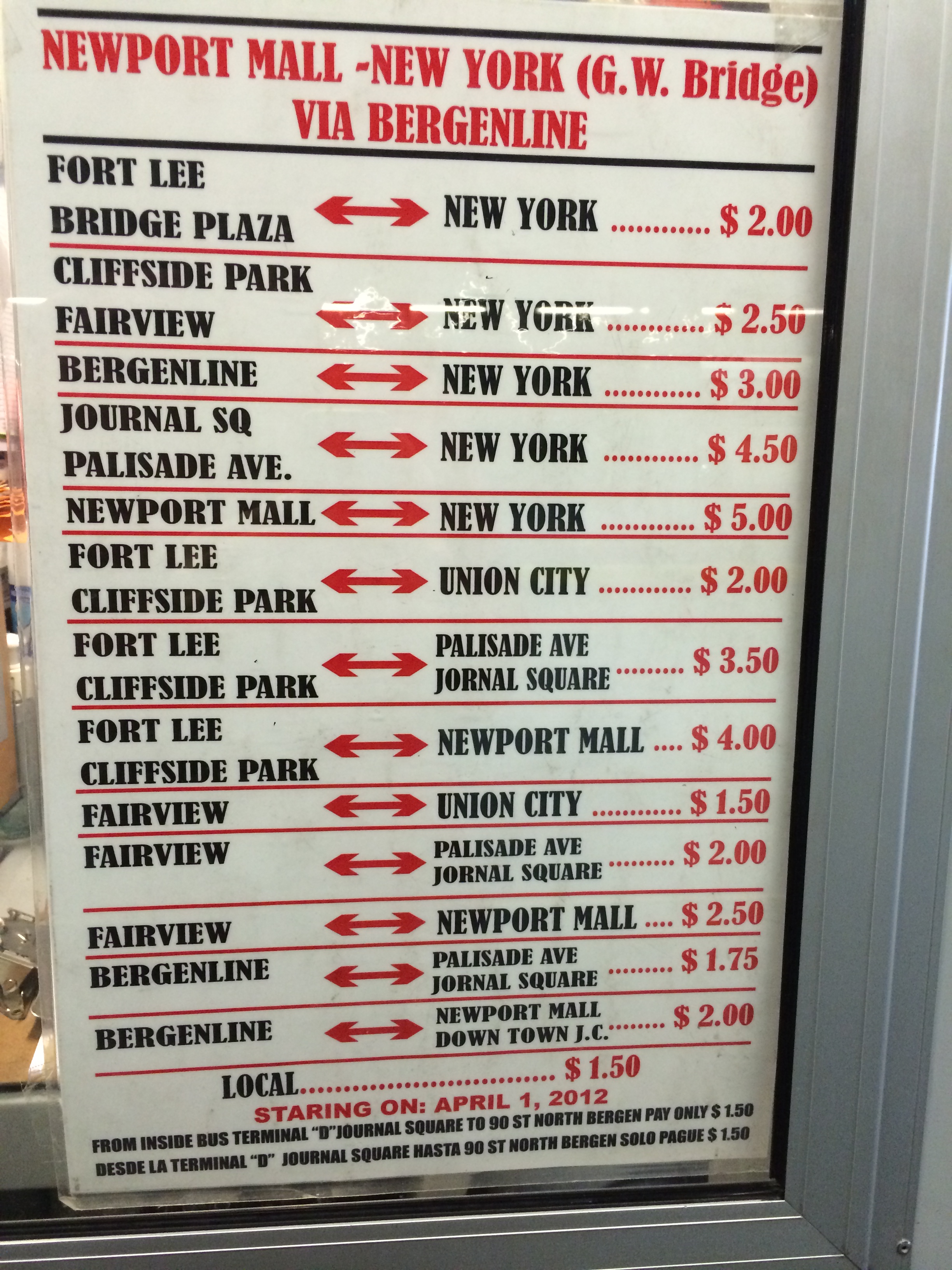 Bergenline Avenue Jitney Buses Of New Jersey